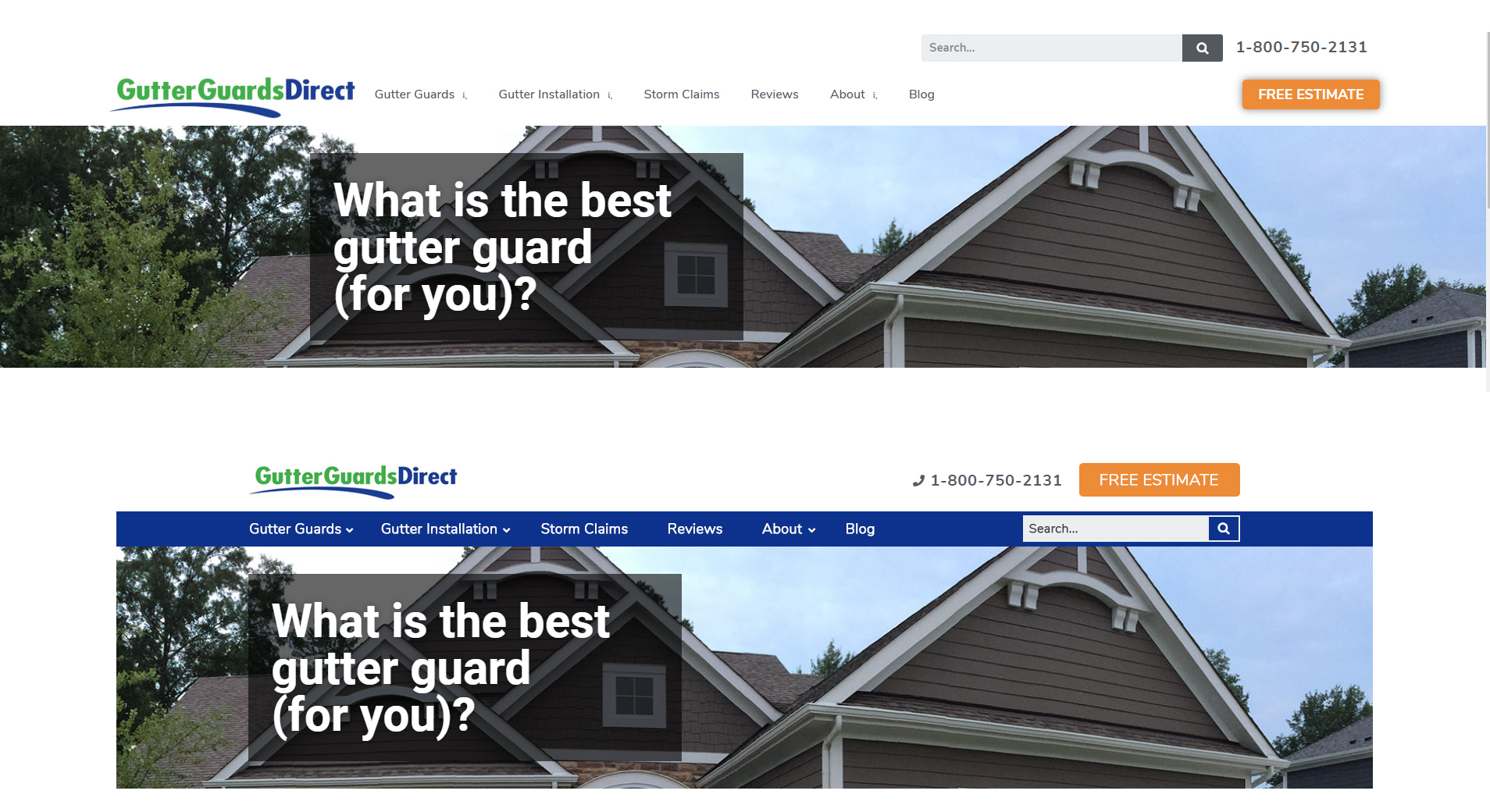 header compare | Gutter Guards Direct