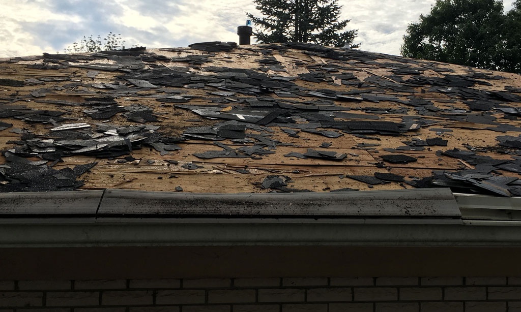 damaged-roof | Gutter Guards Direct